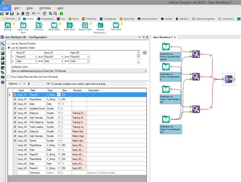 Alteryx For Sport Joining Excel Worksheets The Information Lab