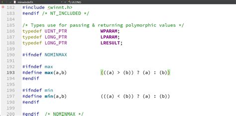 std numeric limits max和宏定义重复报错问题 hywing 博客园