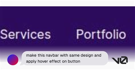 Make This Navbar With Same Design And Apply Hover Effect On Button A