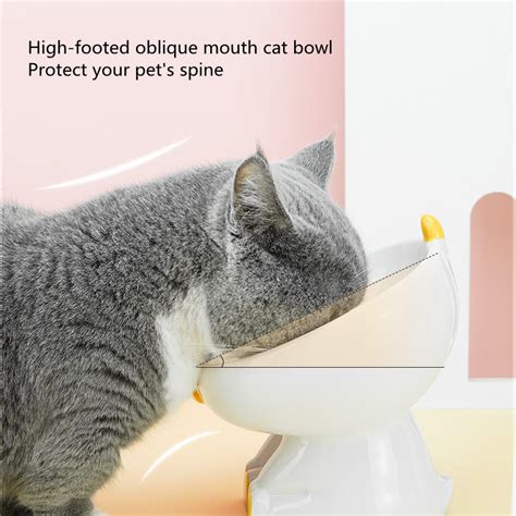 Badu Bg Дизайн на сладко пиленце патица керамична купа за домашни любимци котки кучета