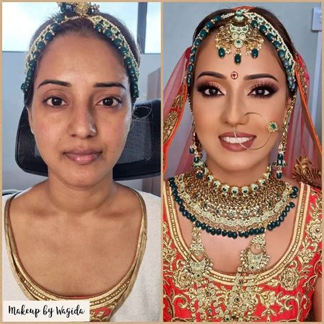 Indian Bridal Makeup Before And After
