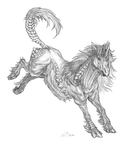 Kirin Sketch 2 By Tashcrow On Deviantart