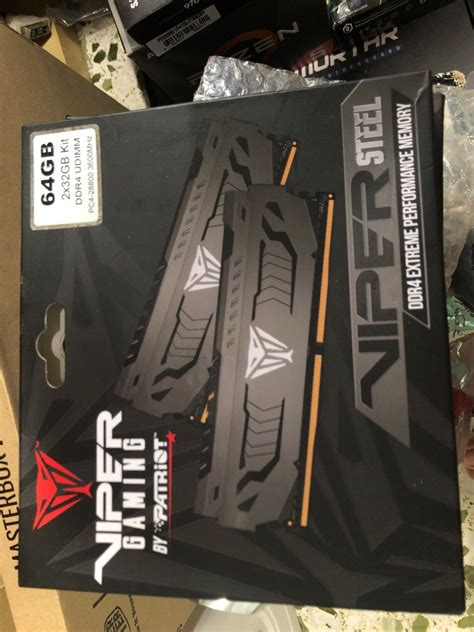 64gb Ram 3600mhz Viper Patriot Computers And Tech Parts And Accessories Computer Parts On Carousell