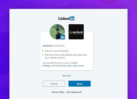 setting up linkedin integration jomsocial documentation