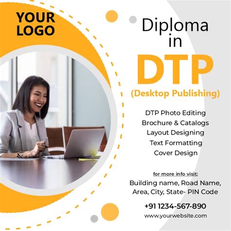 Download DTP Computer Course Banner For Computer Training Babe Free