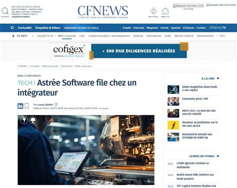 Astrée Dans La Presse Astrée Software