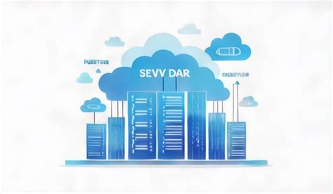 People Interact With Cloud Computing Servers Premium Ai Generated Image