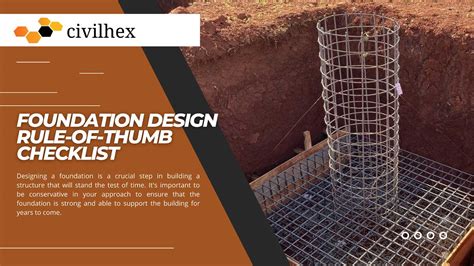 Foundation Design Rule Of Thumb Checklist