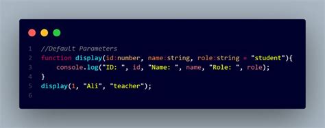 Learning Codingskills Defaultparameters Optionalparameters