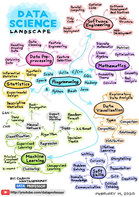 Infographic Data Science Landscape Essential Skillsets Of Data