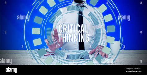 Text Caption Presenting Critical Thinking Business Showcase Sequence Of Stages Of A Project