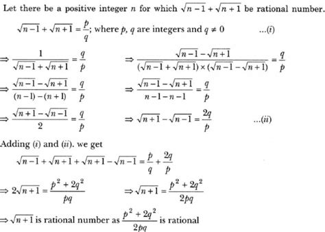 Show That There Is No Positive Integer N For Which √n 1√n1 Is