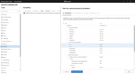 Packet Monitoring Extension In Windows Admin Center Microsoft Learn