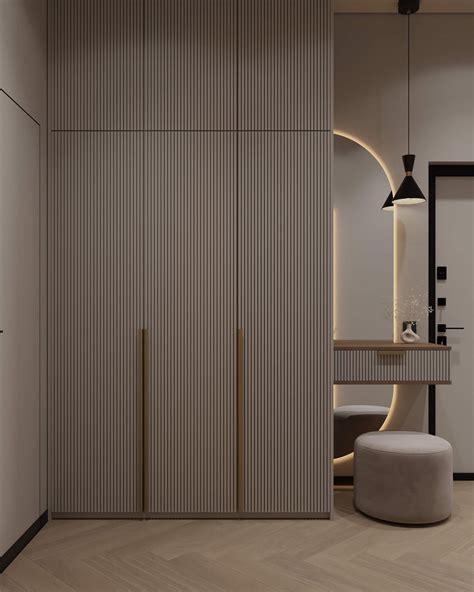 Прихожая в стиле Элегантный минимализм в 2025 г Дизайн интерьера спальни Роскошный домашний