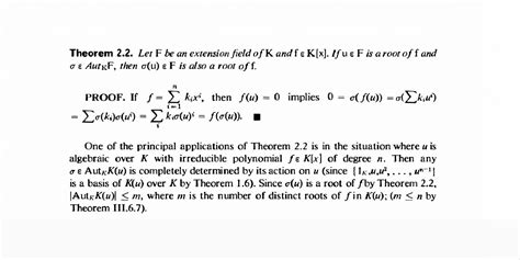 Abstract Algebra Question In Paragraph After Theorem 2 2 Unit 5 Thomas Hungerford