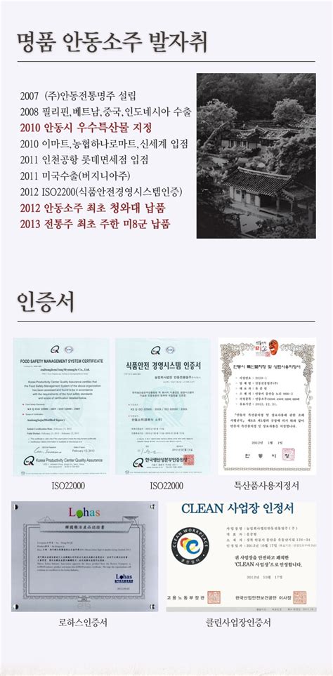 안동소주 선물세트 명품 안동소주 45도 탈3종 선물세트 소형 200ml 3병 명품안동소주 주