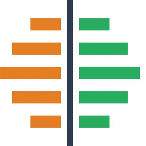 Comparison Pyramid Bar Chart Report Analystic Icon Download On Iconfinder