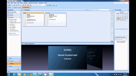 How To Print From Dymo Label Software Add In Windows Outlook Youtube