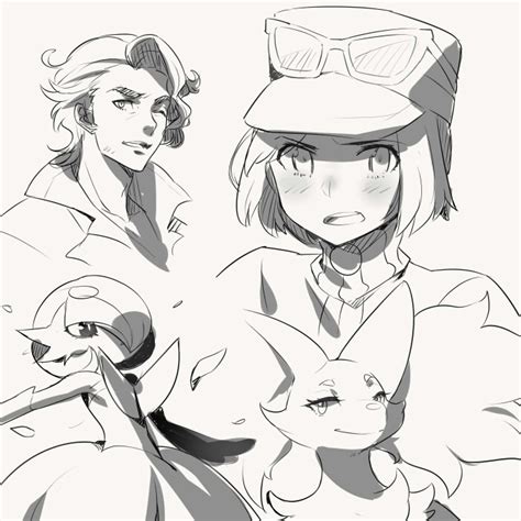 Gardevoir Calem Mega Gardevoir Delphox And Augustine Sycamore