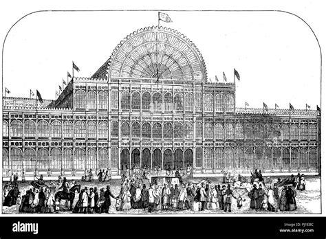 Great Exhibition 1851 Crystal Palace Banque De Photographies Et D