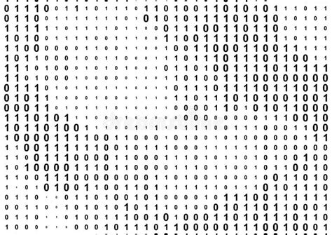 Binary Computer Code Background Stock Vector Illustration Of Design