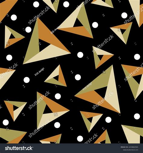 Seamless Abstract Geometric Pattern Vector Illustration Stock Vector Royalty Free 2219662501