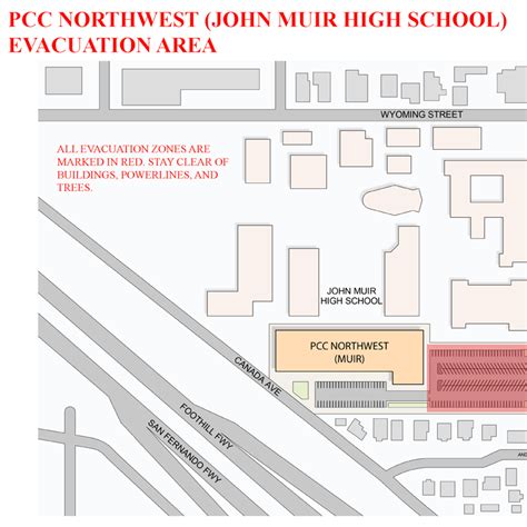 Evacuation Zones Police And College Safety Pasadena City College