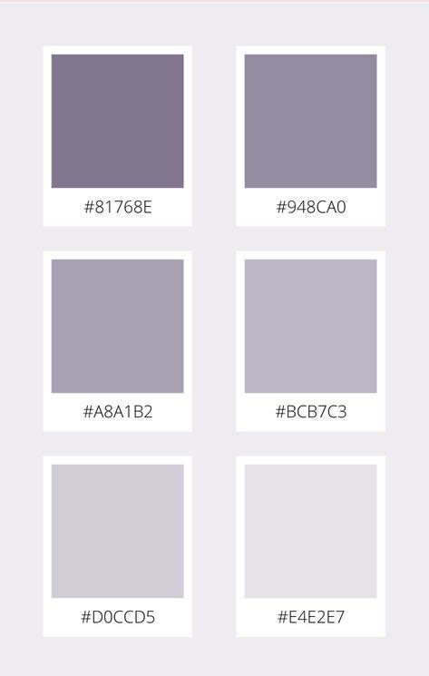 Paleta De Colores Morado