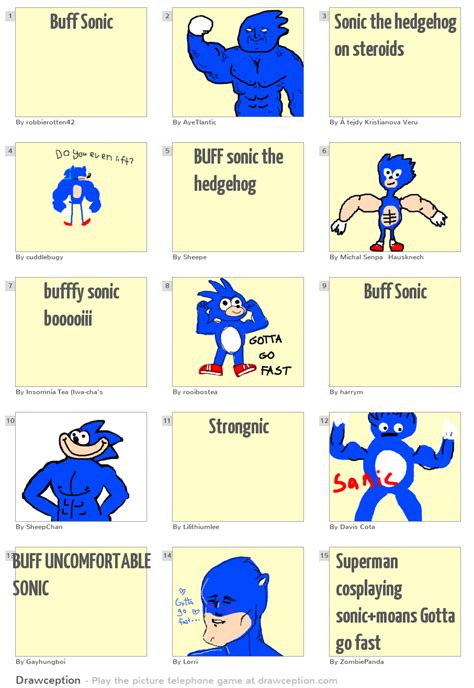 Buff Sonic Drawception