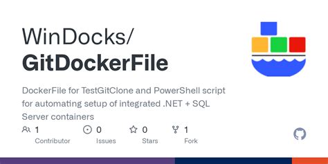 Github Windocksgitdockerfile Dockerfile For Testgitclone And Powershell Script For