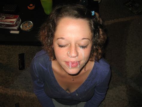 Cute Girl Gets A Facial Porn Pic