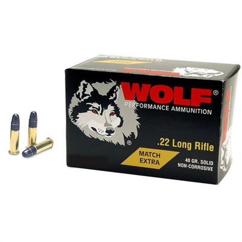 Wolf Performance Match Extra 22 Lr Made By Eley [fc 645611222610]