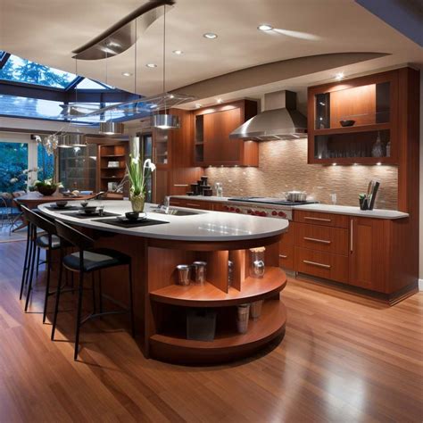 Modern Kitchen With Cherry Cabinets That Stops Looking Like The 1990s