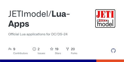 Github Jetimodel Lua Apps Official Lua Applications For Dc Ds