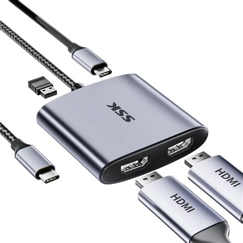 Adapter Usb C Auf Dual Hdmi Newmight 7 In 1 Usb C Docking Station Dual