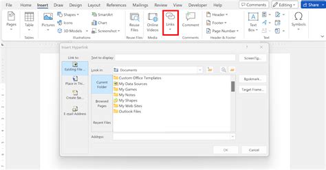 How To Insert Email Symbol In Microsoft Word Table Of Contents