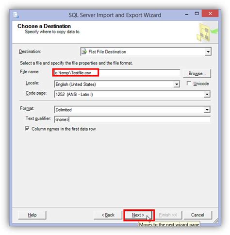 Export A Ssms Query Result Set To Csv Sqlservercentral