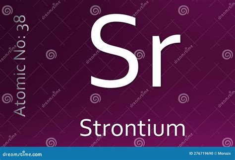 Strontium Chemical Element With First Ionization Energy Atomic Mass