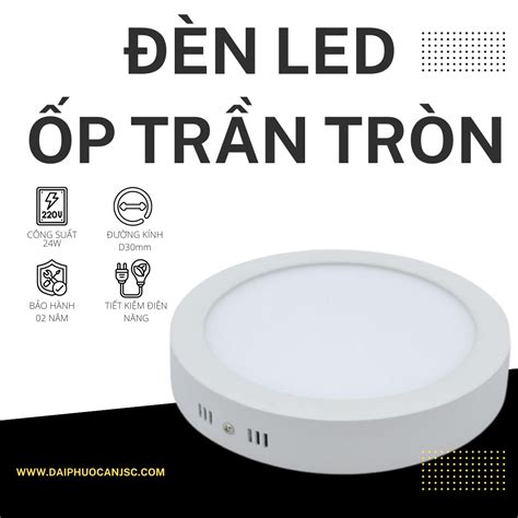 Đèn Led Ốp Trần 24w Tròn Anta Lighting [Ưu đãi Chỉ Từ 47k]