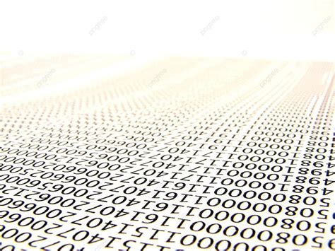Visual Representation Of Databases Printed And Coded Database Records