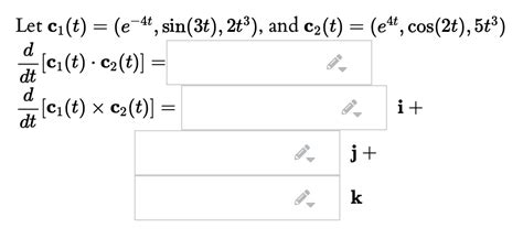 Solved Let Ci T E 4t Sin 3t 2 3 And Cu T E4t