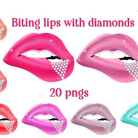 Lips Svg Biting Lips Lips Png Masterbundles