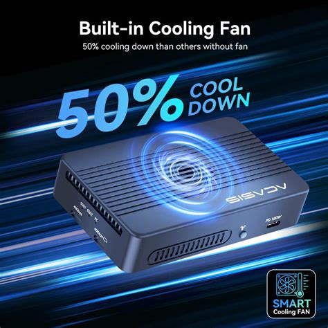 Acasis 40gbps Thunderbolt 43 M2 Nvme 2 Bay Raid Ssd Enclosure