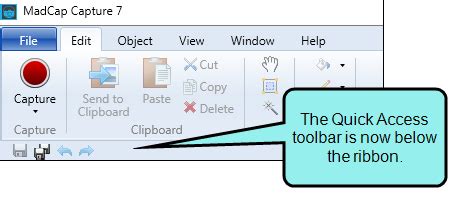 Quick Access Toolbar