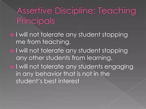 Behavior Modification And Assertive Discipline Ppt