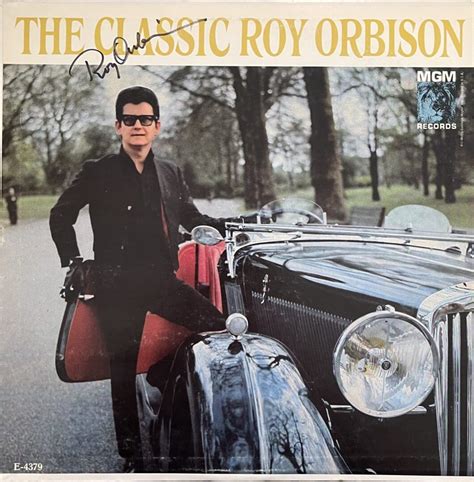 Roy Orbison Signed Album The Classic Roy Orbison