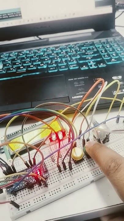 ทำให้หลอดแอลอีดีติดตามจำนวนครั้งที่กด Arduinoproject Youtube