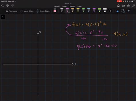 SOLVED Write The Quadratic Function In Standard Form And Sketch Its Graph Identify The Vertex