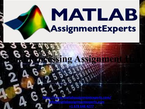 signal processing assignment help by matlab assignment experts issuu