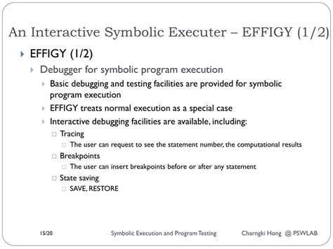 Ppt Symbolic Execution And Program Testing Powerpoint Presentation Free Download Id2188749